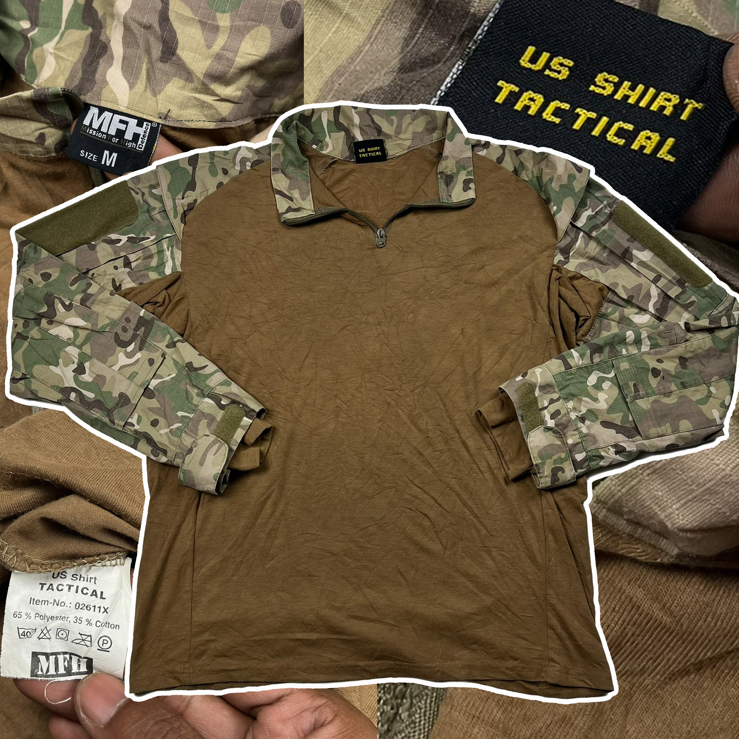 Sack Jacket Military MFH Brand U.S. style shirts multi terrain BDU ...