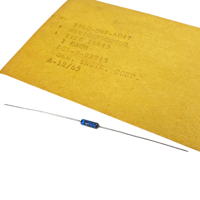 DIODE 1N645 Silicon Signal For General Purpose MIL JEDEC DO-41 Herbal ...