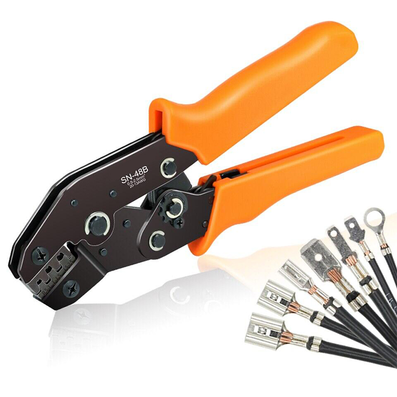 Organized HX-50B Cable Crimping Pliers Hexagon Wire Box Crimp Terminal ...