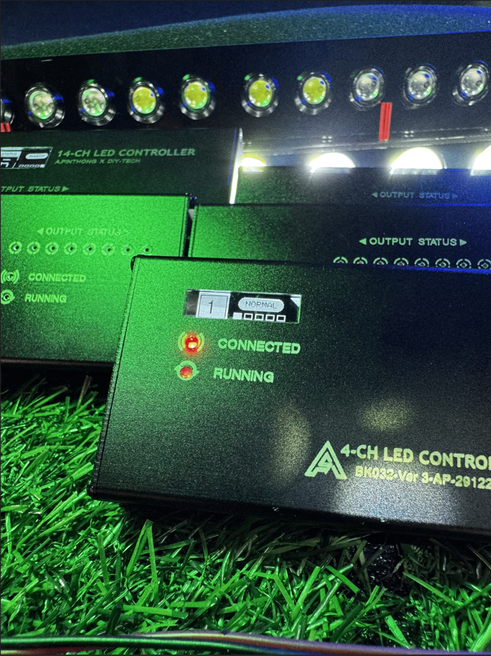 DIY-Tech 4-CH Model.ssr Light Control Box Self- Programmable Via Mobile ...