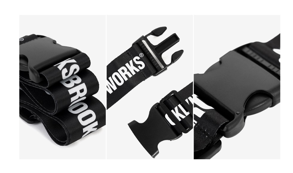 Brooklyn Works Logo Strap Luggage Strap Multipurpose Luggage | Shopee ...
