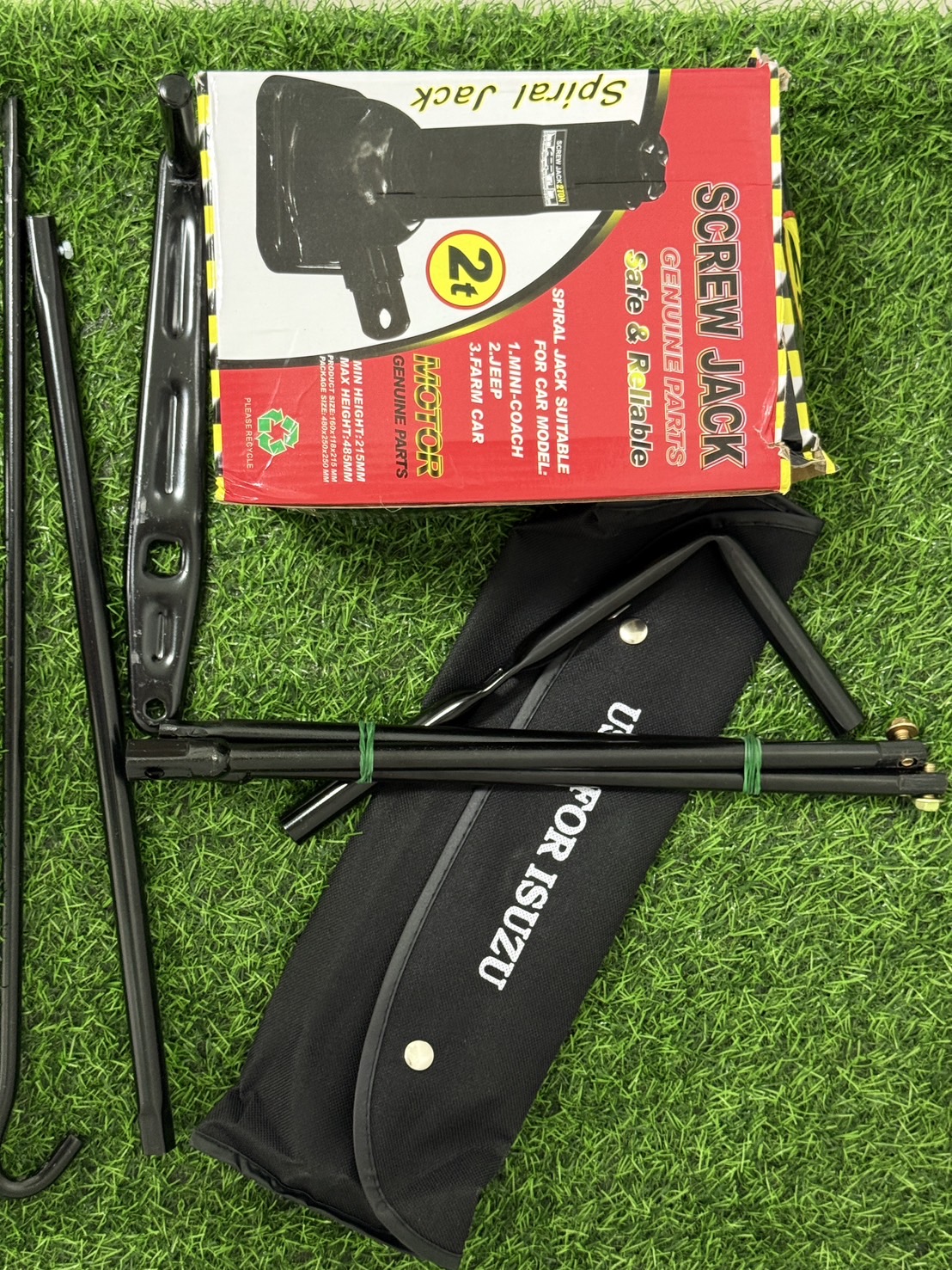 ZUMA ISUZU/Wheel Removal Kit Car Repair 2-Ton Elephant Foot Thread Jack ...