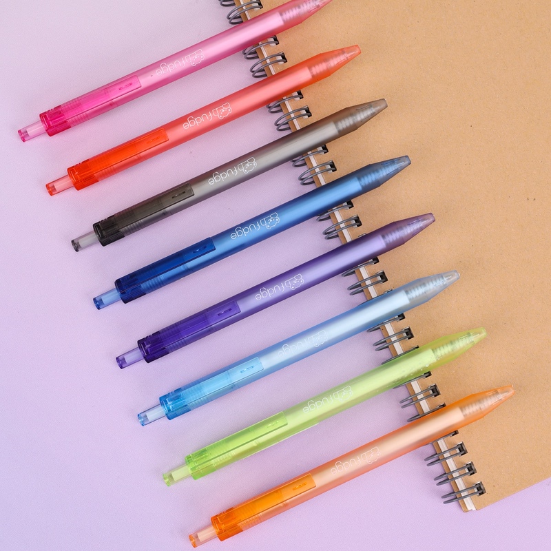 Press Color Gel Pen Chosch Brand Model Cs- G330 Line Size 0.5mm 1 Set 8 ...