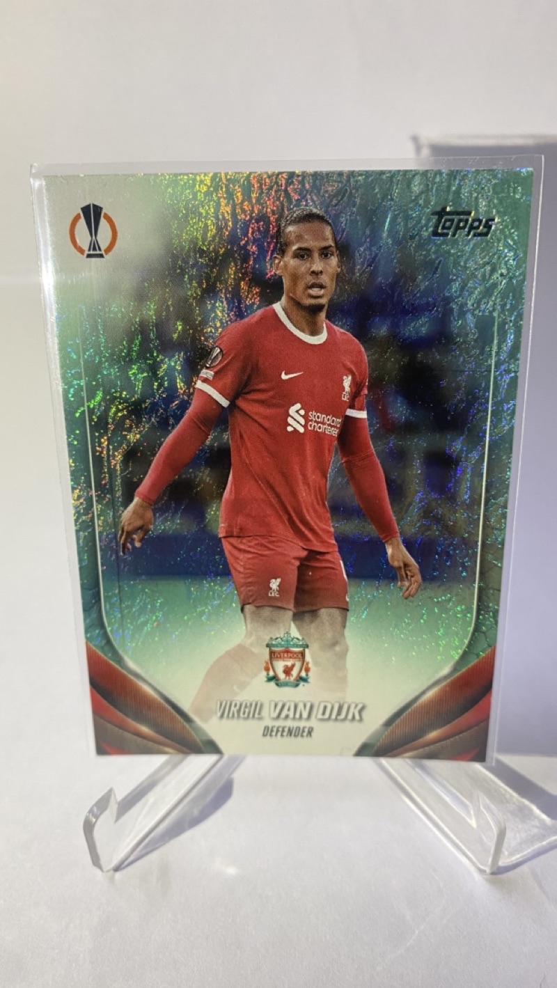 Virgil Van Dijk LIVERPOOL FC Collectible Football Player Cards TOPPS ...