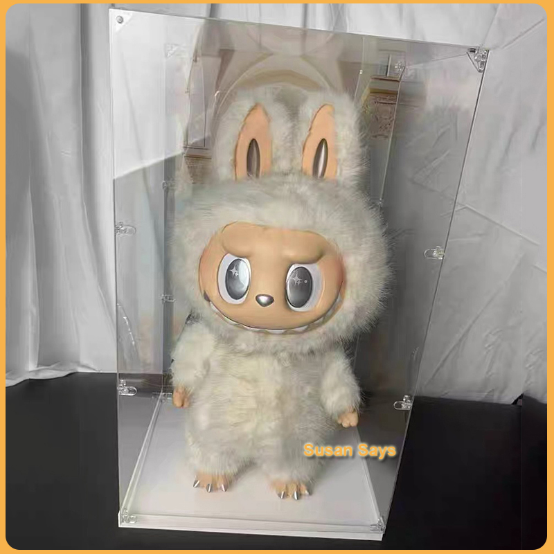 Zimomo Acrylic Display Case Labubu Box Extra Large Cabinet | Shopee ...