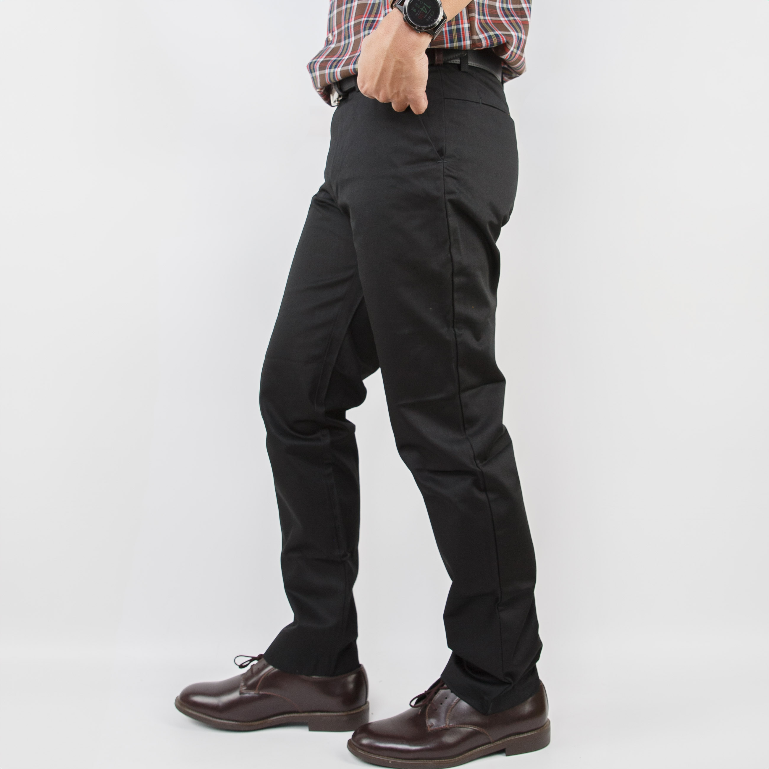 Slacks Long Legs Pants Men's Work Nateephat Brand Velvet Fabric Good ...