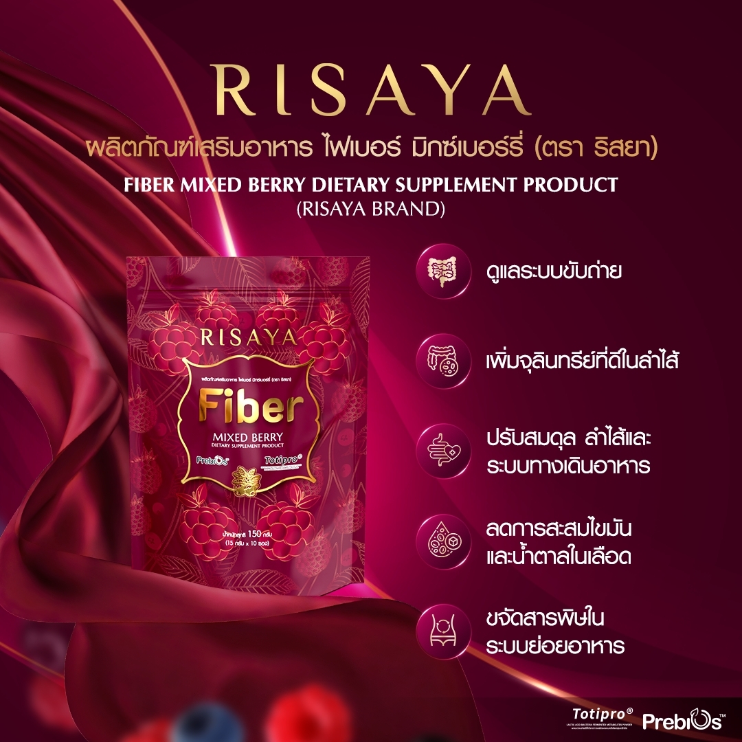 RISAYA Ss (Risya Brand) Ssrisya Fiberrisa fiber Reduce Constipation De Excretion System Kik Suwa ...