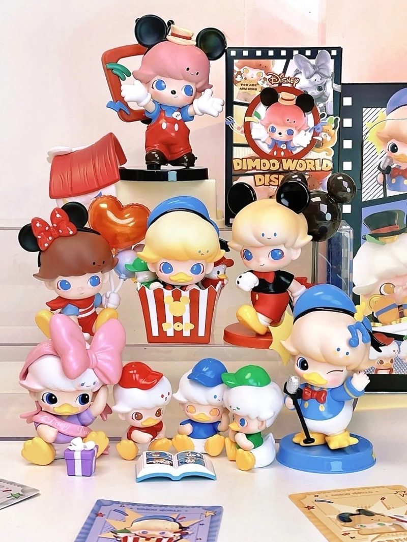 POP BEAN DIMOO WORLD × DISNEY Classic Series/Figures (Lift The New Box ...