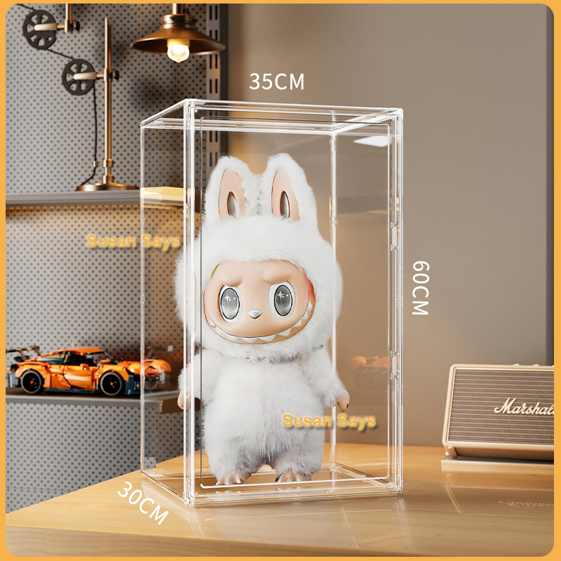 Zimomo Acrylic Case Size 35 * 30 Height 60 cm Model Box Labubu | Shopee ...