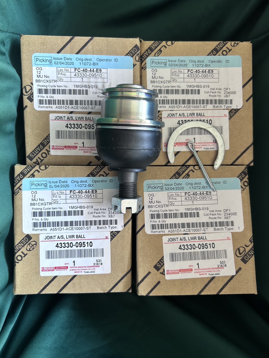 Lower Ball Joint 2wd/4WD TOYOTA (TOYOTA)/FORTUNER (Year 05/08/12) VIGO ...