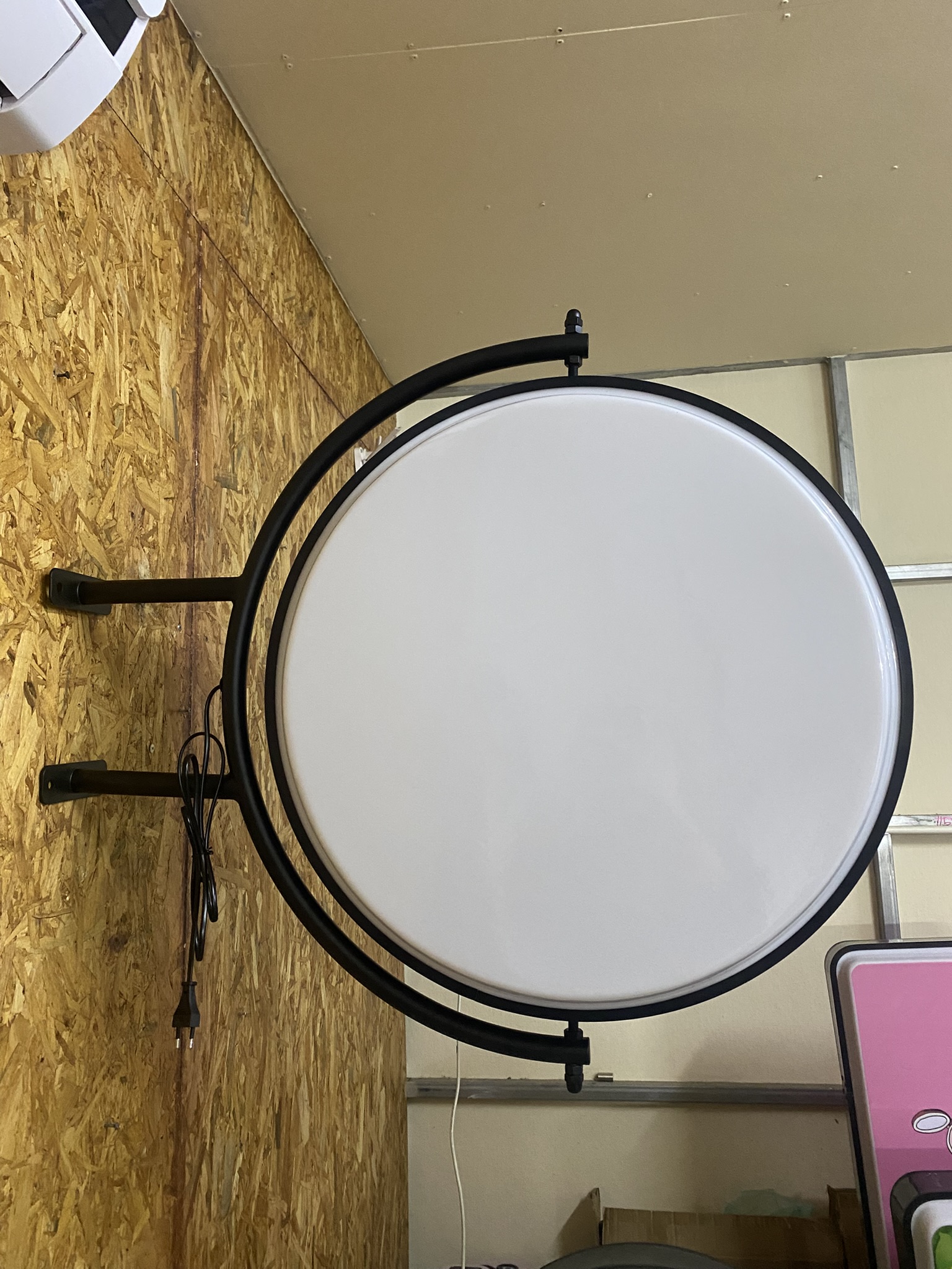 Blank Led Sign Rotating 360 Degree Rotatable 2 Sides Visible Has Two ...