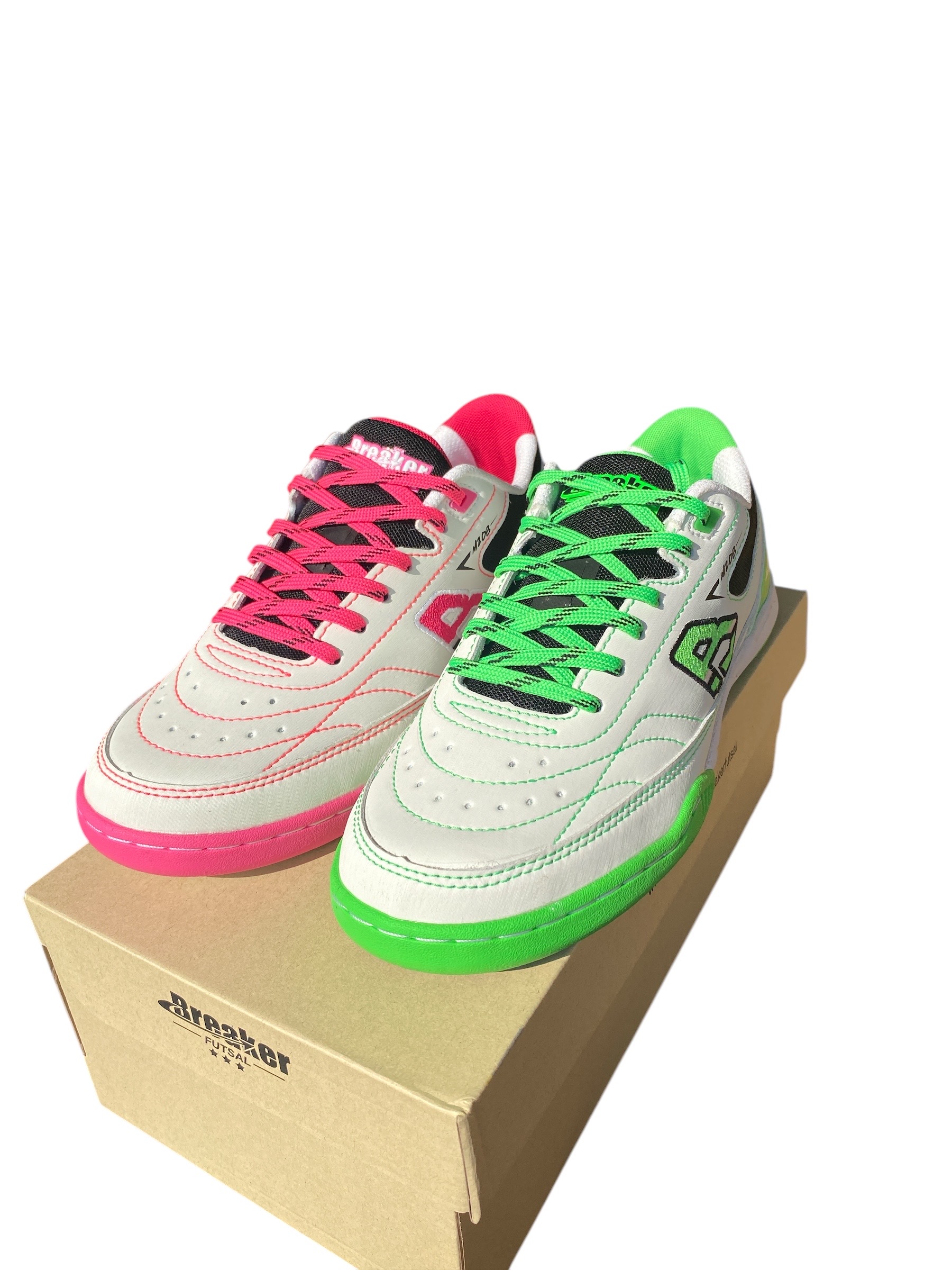 Breaker Futsal Shoes Model Bk208size-38-44 Available In 2 Colors White ...