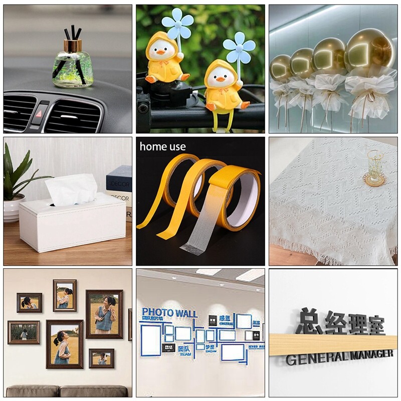 Double-Sided Grid Tape-Heavy-Duty Transparent Mesh-Waterproof Without ...