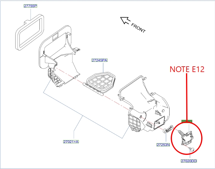 Air Intake Control Unit NISSAN MARCH K13 ALMERA N17 NOTE E12 27730 ...