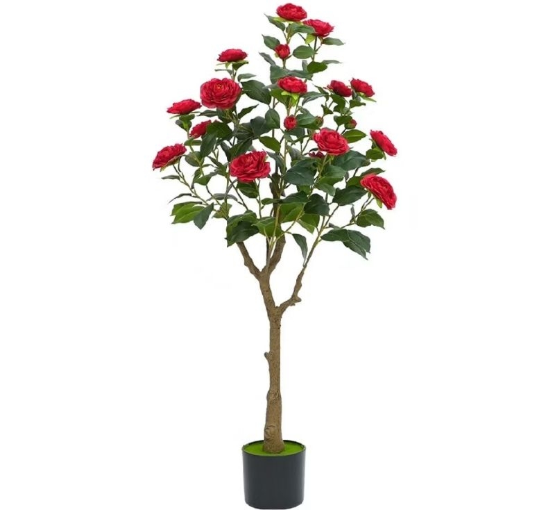 Lanta Fake Rose Tree Made Of Real Handicraft Decoration Restaurant Cafe ...