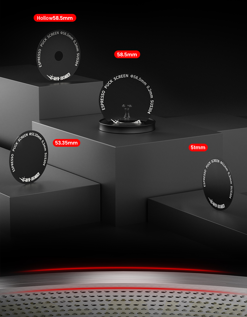 MHW-3BOMBER Puck Screen Stand Size 51-58 mm Free Suction/Magnetic ...