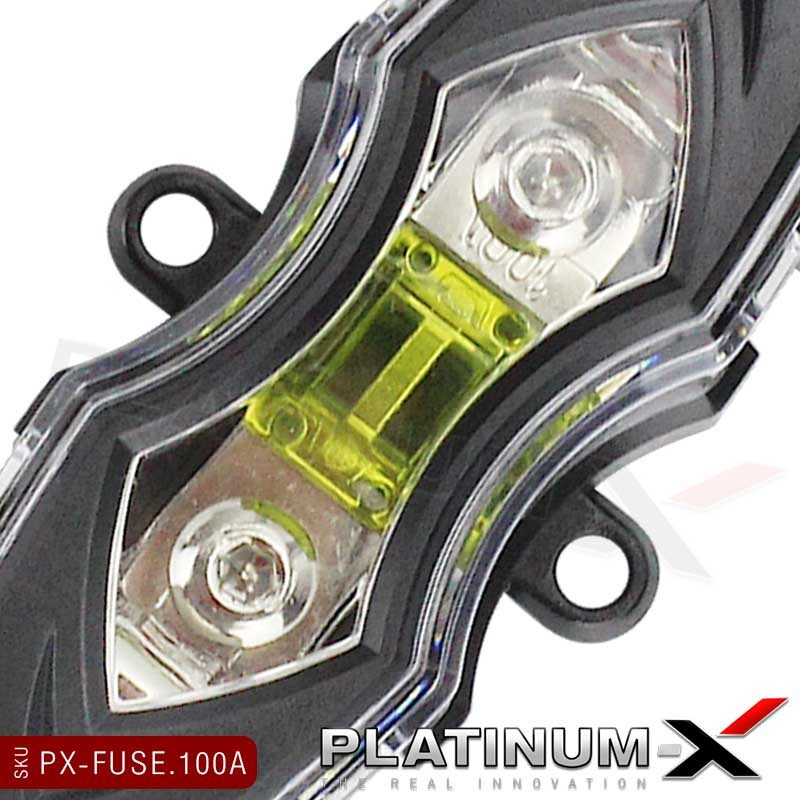 PLATINUM-X Cylinder FUSE PX-FUSE.100A Single 1 Car Audio System ...