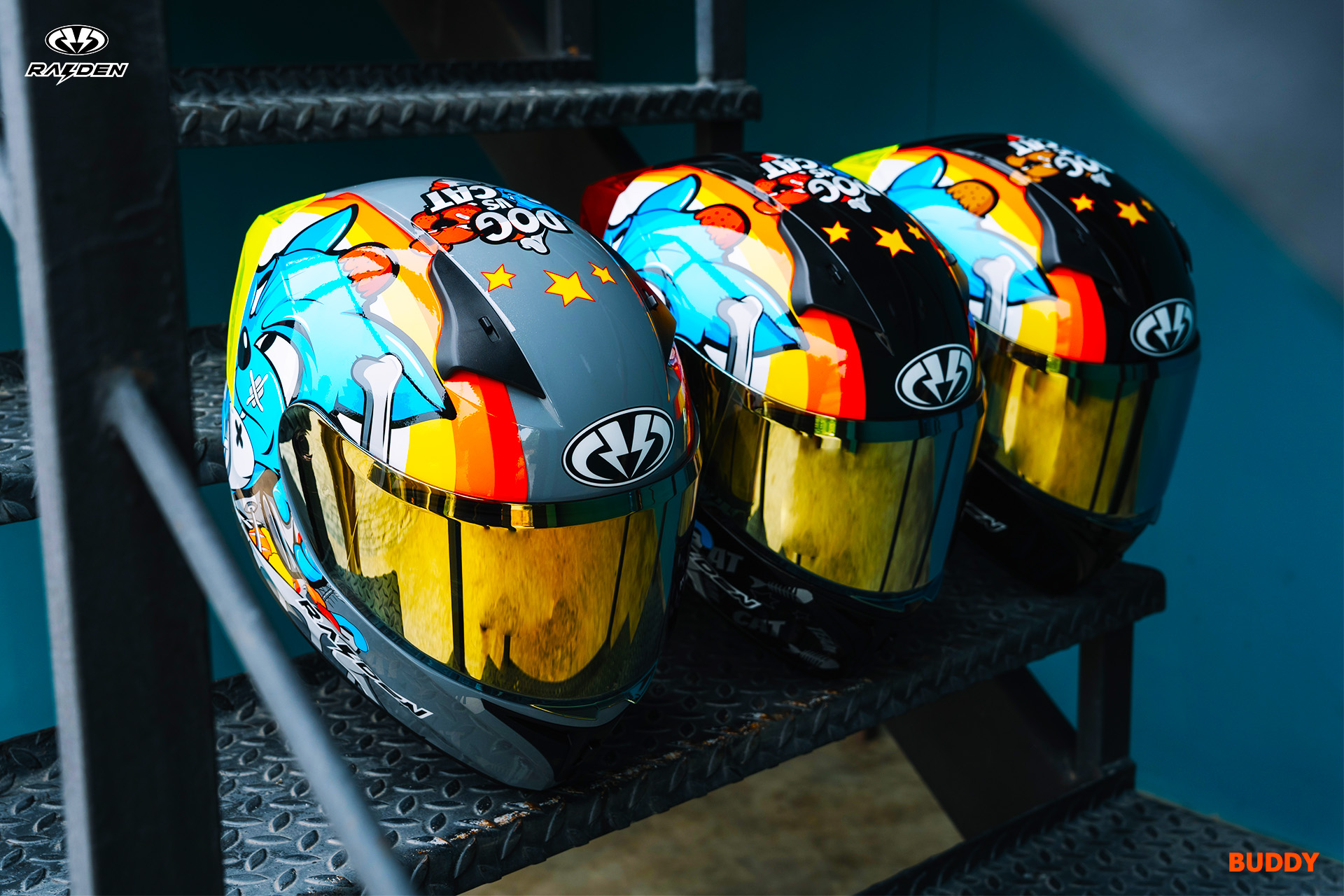 Raiden Full Face Helmet EXON 2025 Model Has A Special And Lightweight ...