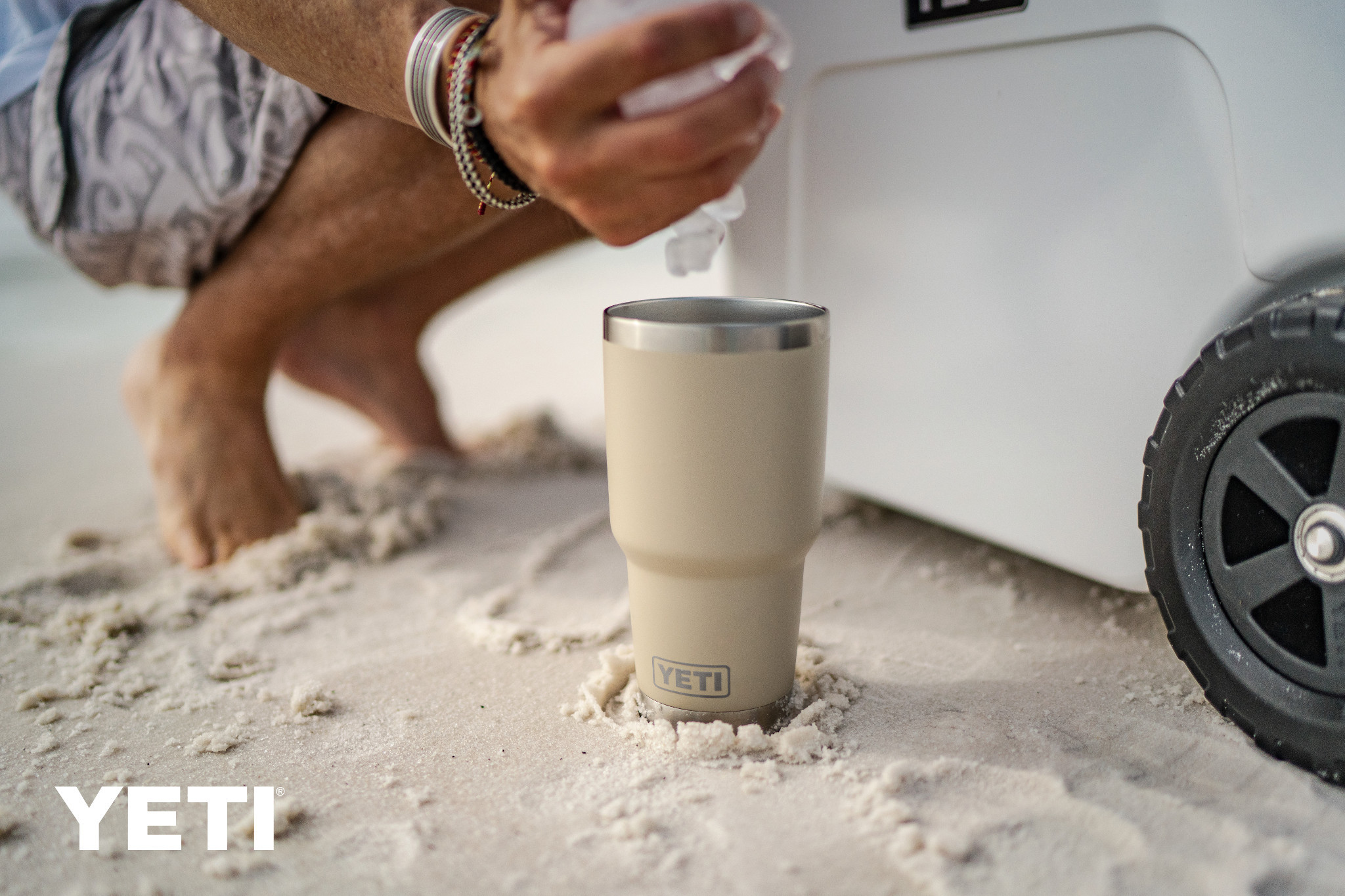 YETI Cold Storage Glass RAMBLER 30 OZ TUMBLER CAPE TAUPE | Shopee Malaysia