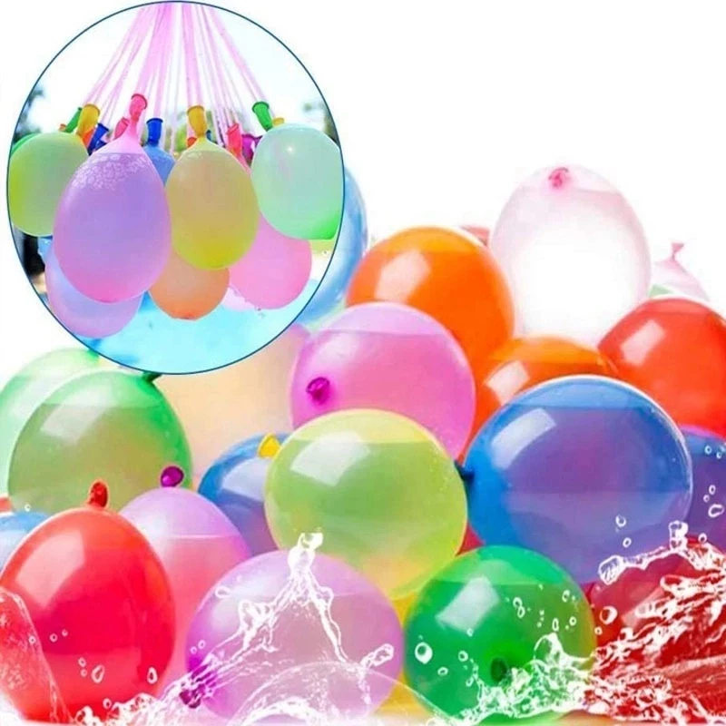 3 Bouquet Of Water 111 Balls Assorted Colors Balloons Come With Tap ...