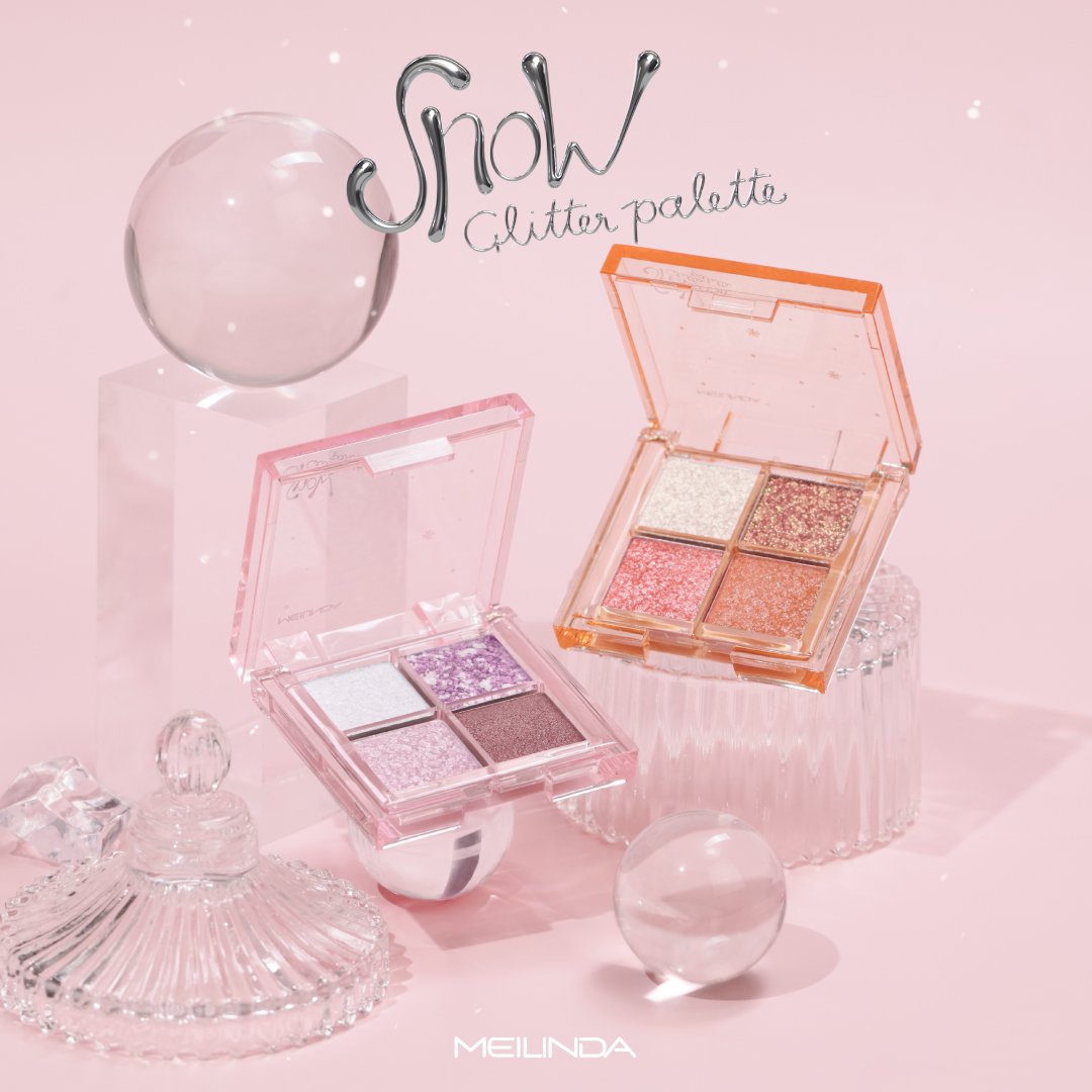 (MC3131) Meilinda Snow Glitter Palette Melinda Eyeshadow Wink Shouting ...