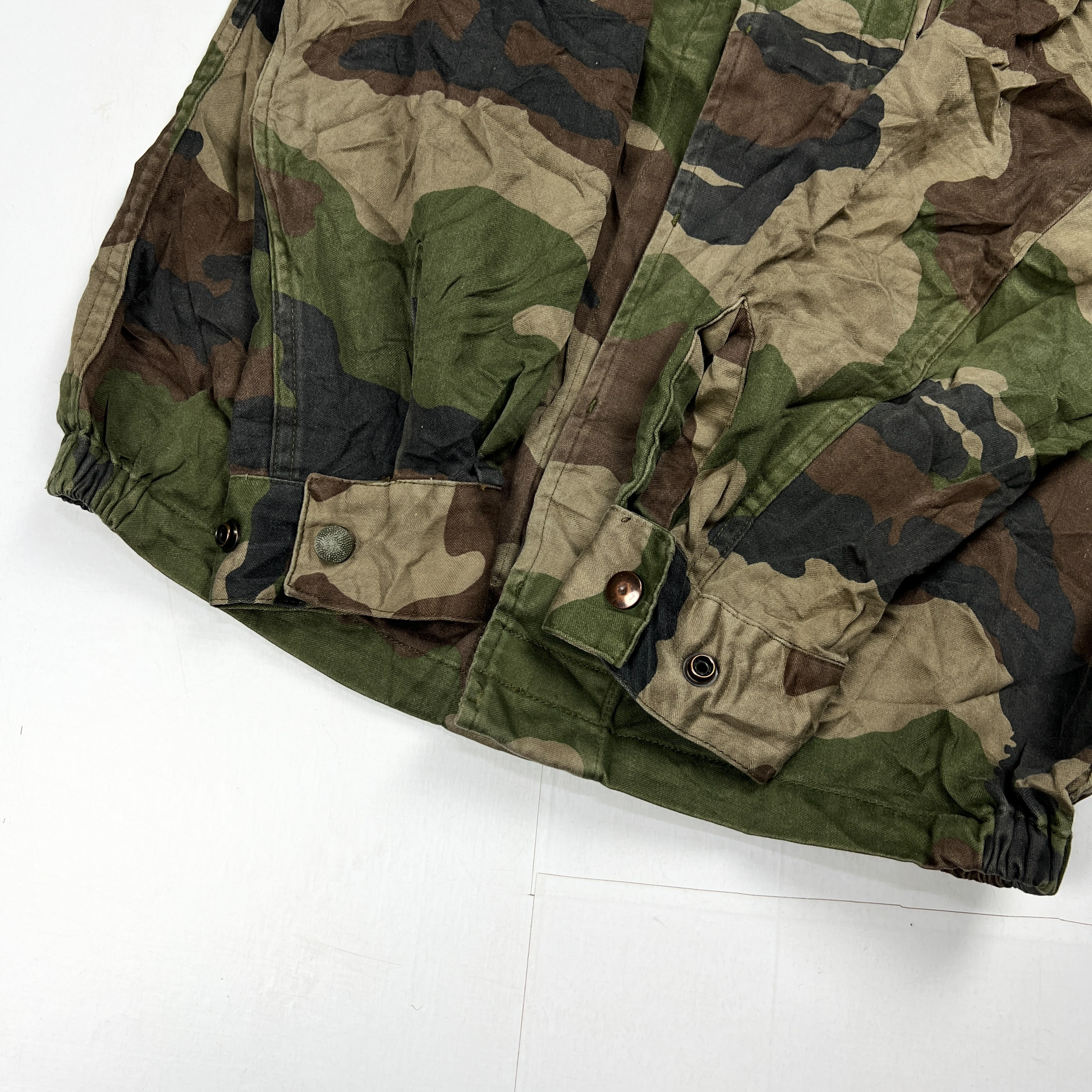 Hiking jacket Vintage Genuine French army Smock CCE camo military ...