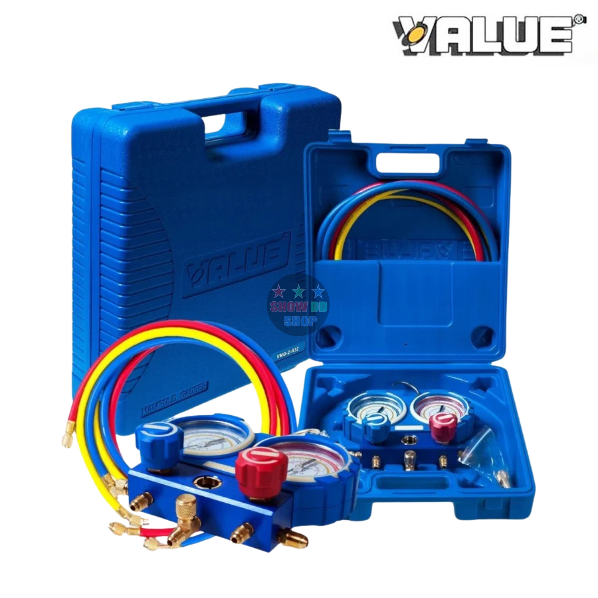 VALUE Dual Manifold Gauge VMG-2-R32 Charger Model VMG-2-R32 Air ...
