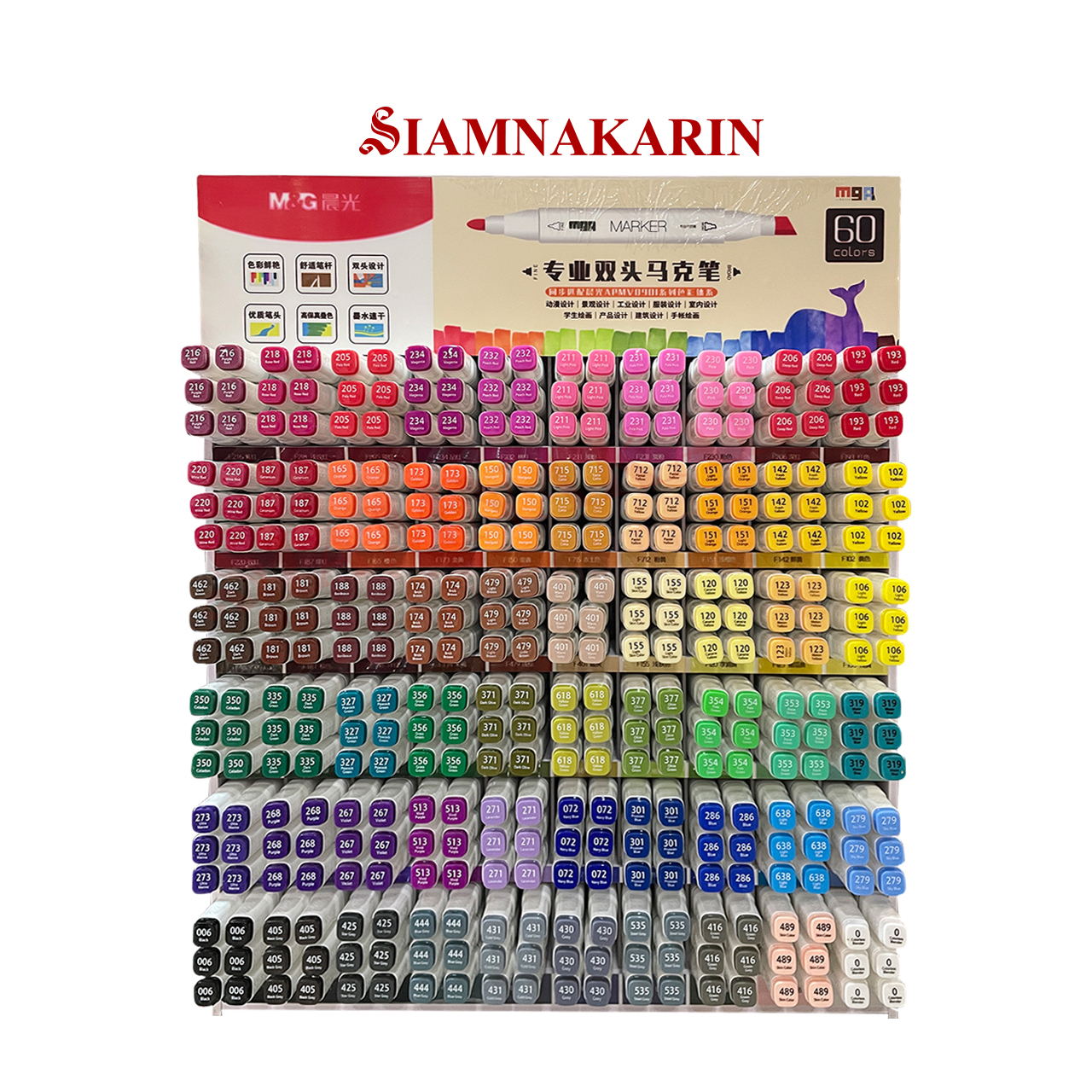 M&G 2 Tip Marker (Fine And Board) Shades Yellow Red Pink (1 Pcs) | Shopee Malaysia