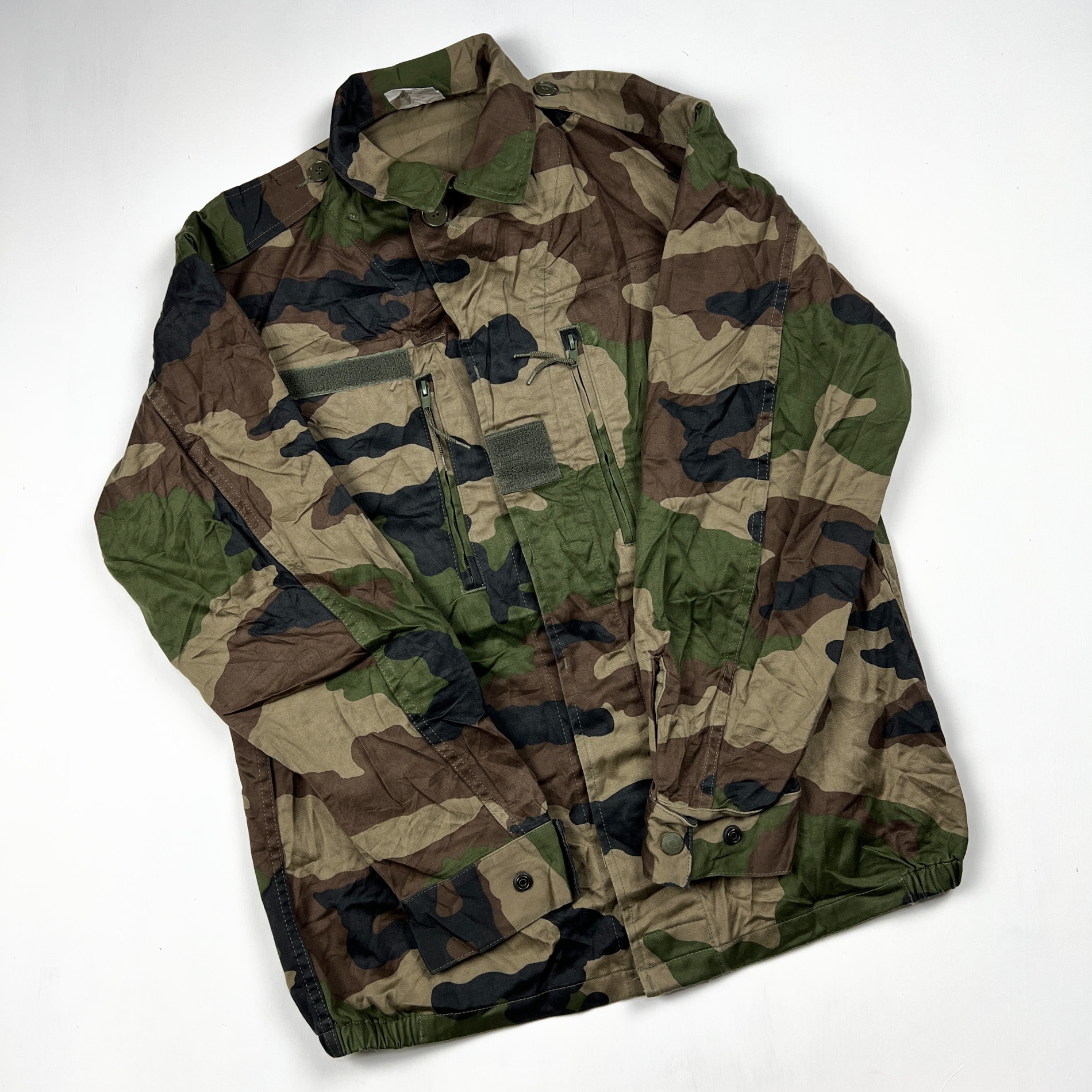 military jacket Genuine French army F2 combat fatigue CE camo Vintage ...