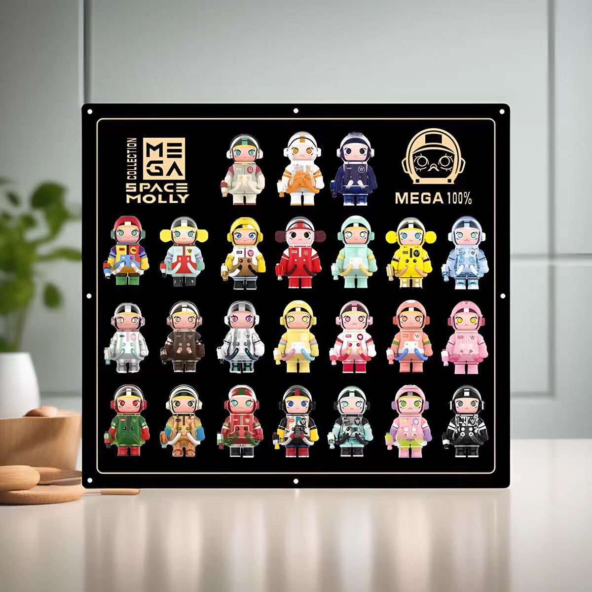 Model Display Frame Dustproof Box POPMART 1 SPACE MOLLY series v1-v2-v3 ...