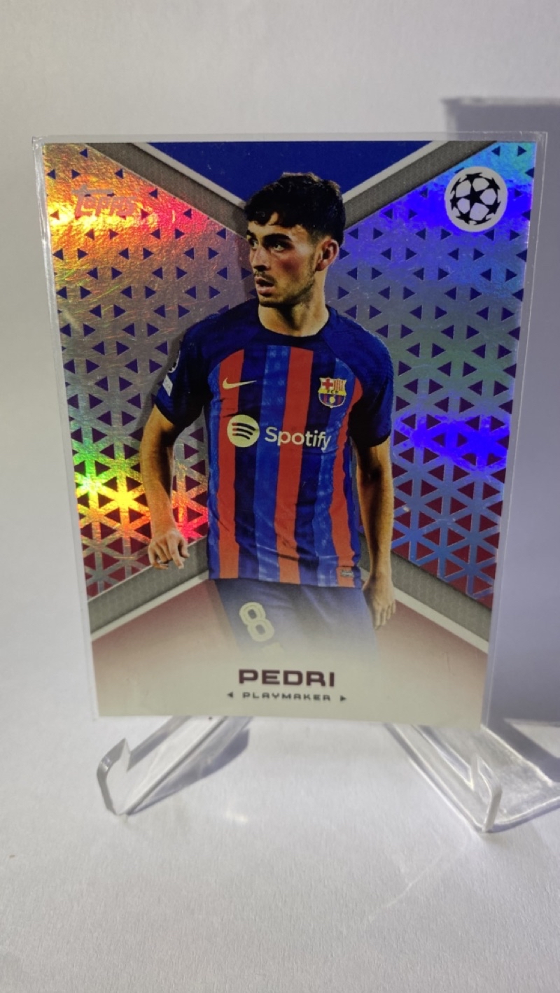 Pedri BARCELONA PLAYMAKER TOPPS 2022 Football Player Cards | Shopee ...