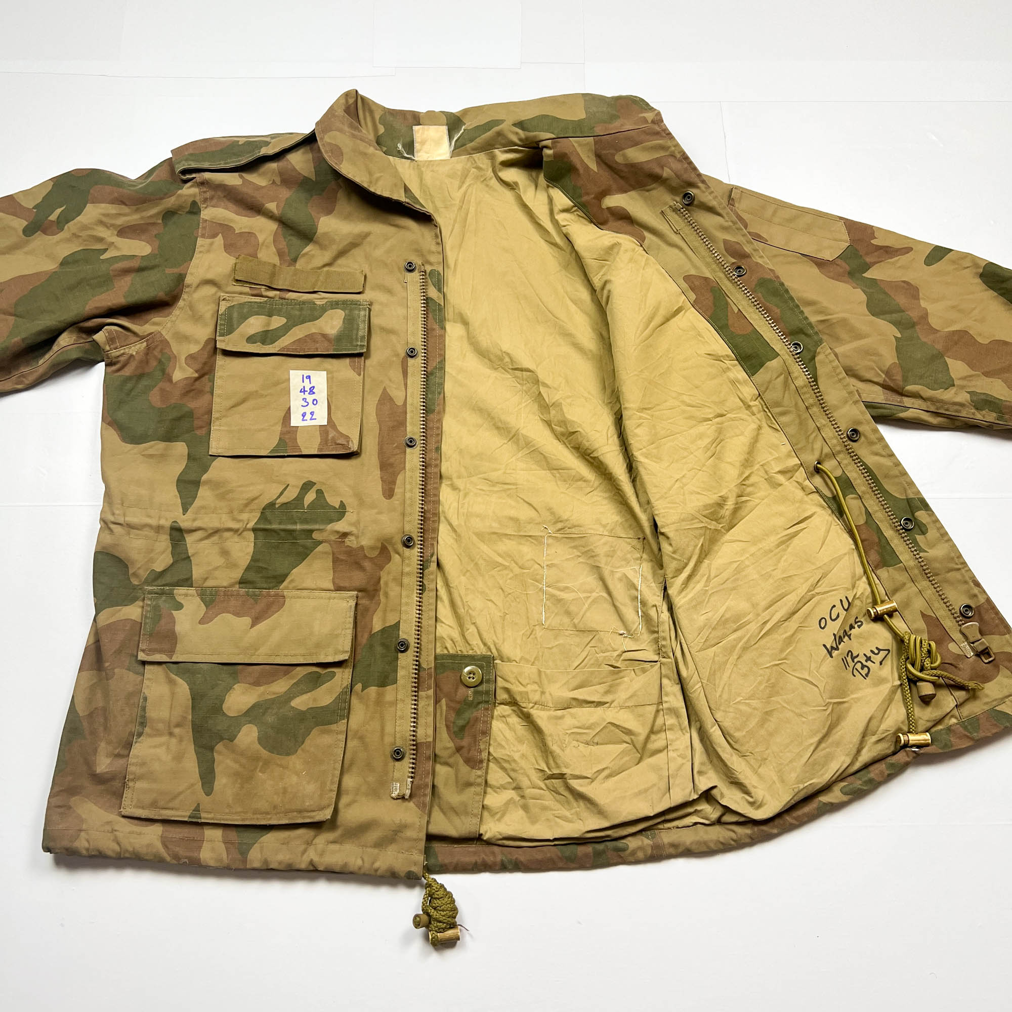Hiking Jacket Vintage Vintage1989 Military Pakistan Army Desert Camo ...