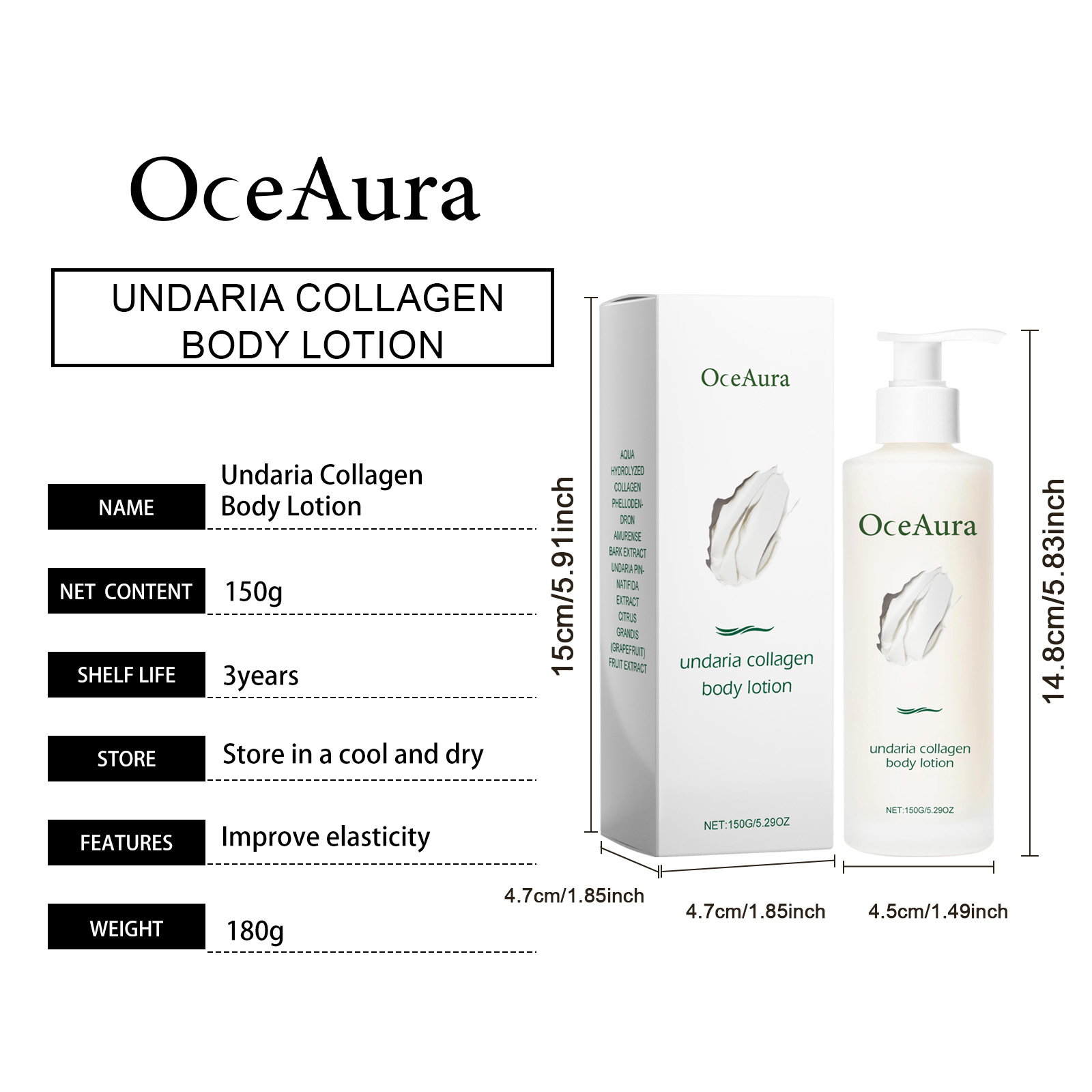 OceAura Body Lotion Deeply Nourishes The Skin Increases Elasticity ...