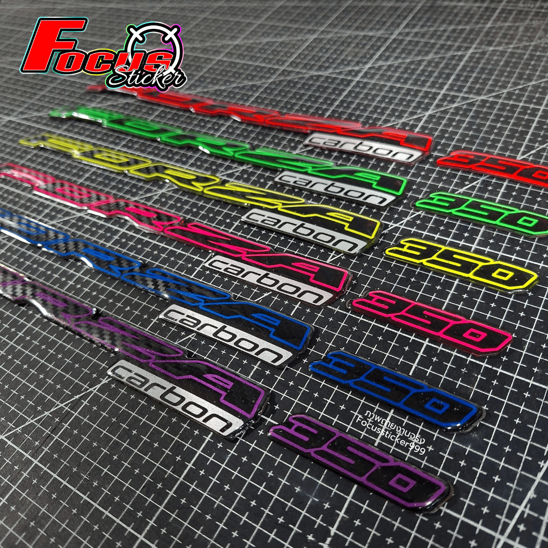 [1 Pair] 3d Carbon Logo Forza 350/750-Edition Good Corner Bending Not ...