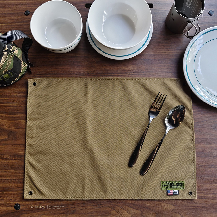 Ballistics Lunch Mat Tactical Style Placemat CORDURA Cloth For ...