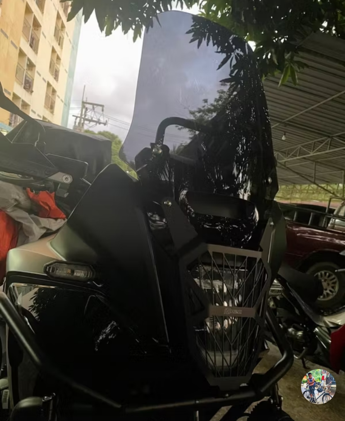 Front Windshield Modified HONDA NX500 Year 2024 3 Mm Thick Acrylic ...