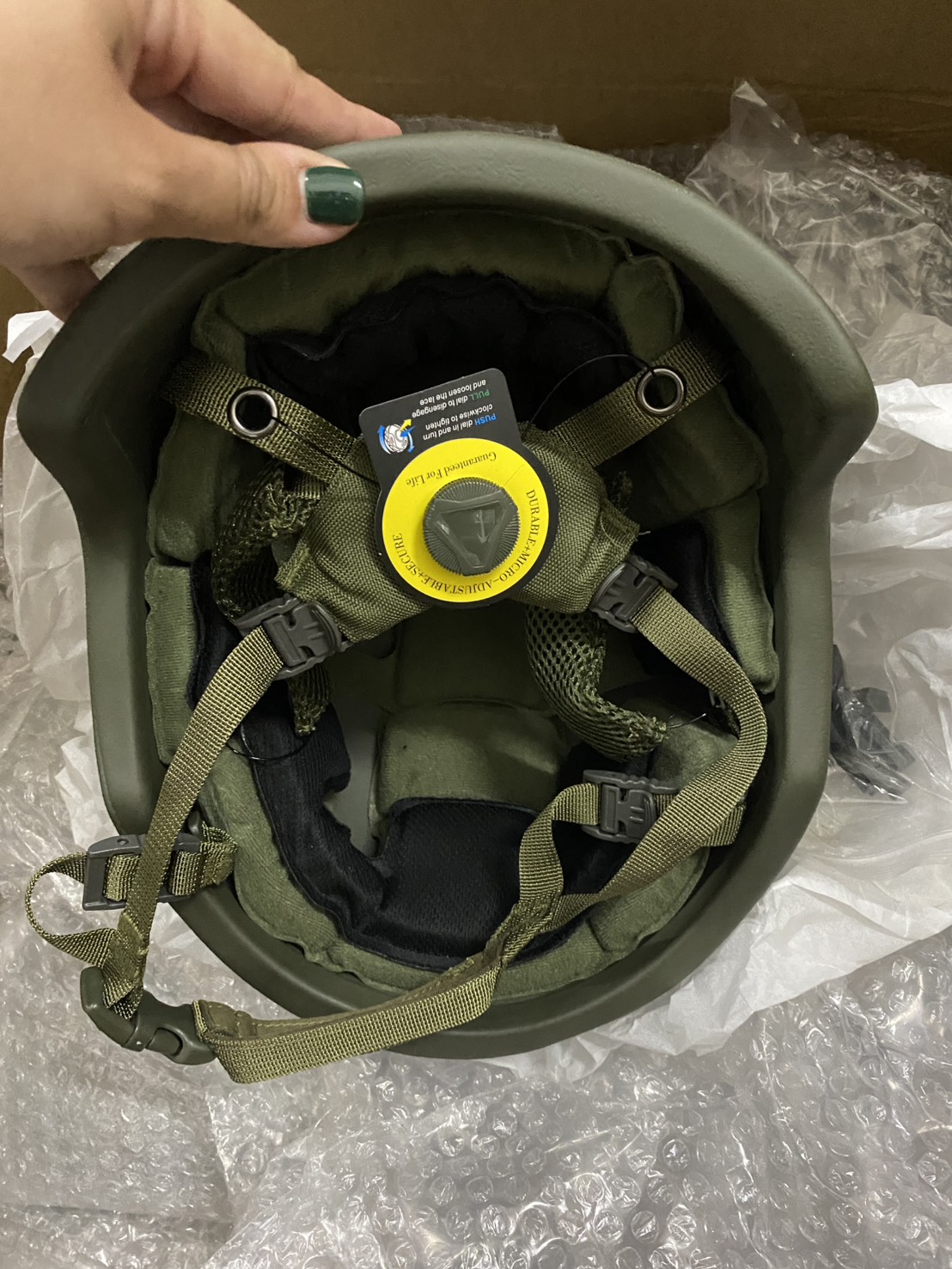 Fast Grade Hat Level 3A Thick Model Weight 1.35 kg. Chin Strap For The ...