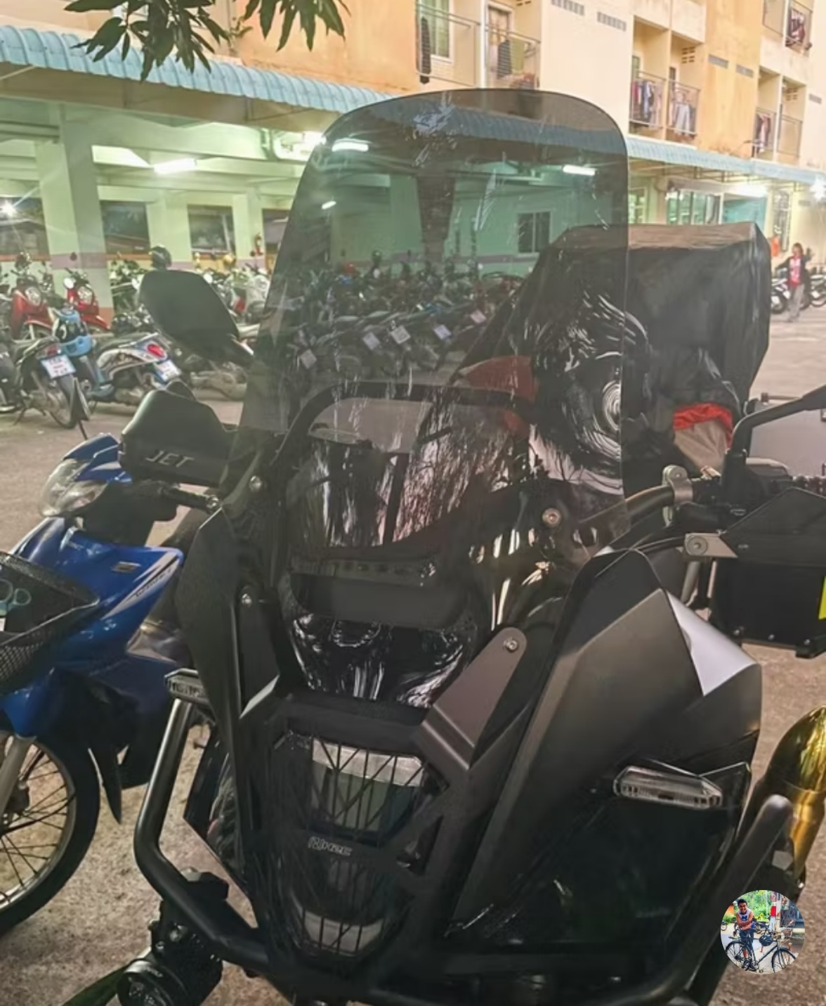 Front Windshield Modified HONDA NX500 Year 2024 3 Mm Thick Acrylic ...