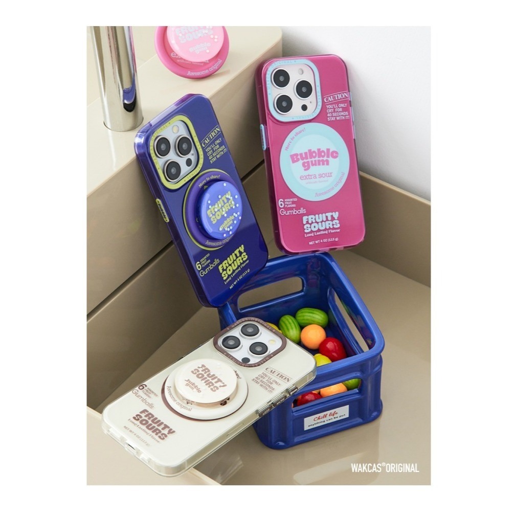 Wakcas Bubble Gum Magnetic with Pop Case For iPhone 17 Pro Max 17 And ...