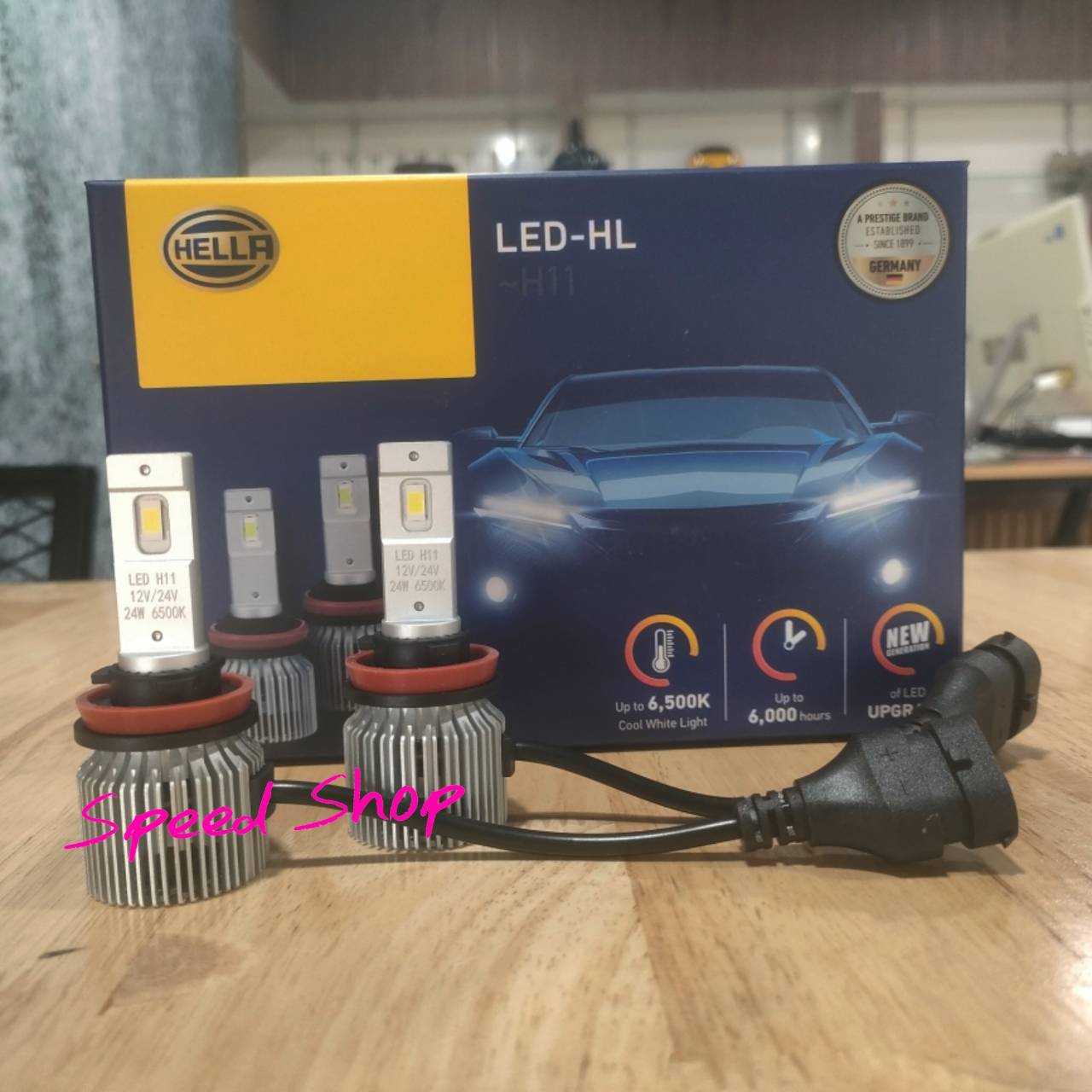 Hella Headlight Bulb Car RETROFIT LED 6500K 3700LM Toyota Yaris Ativ ...
