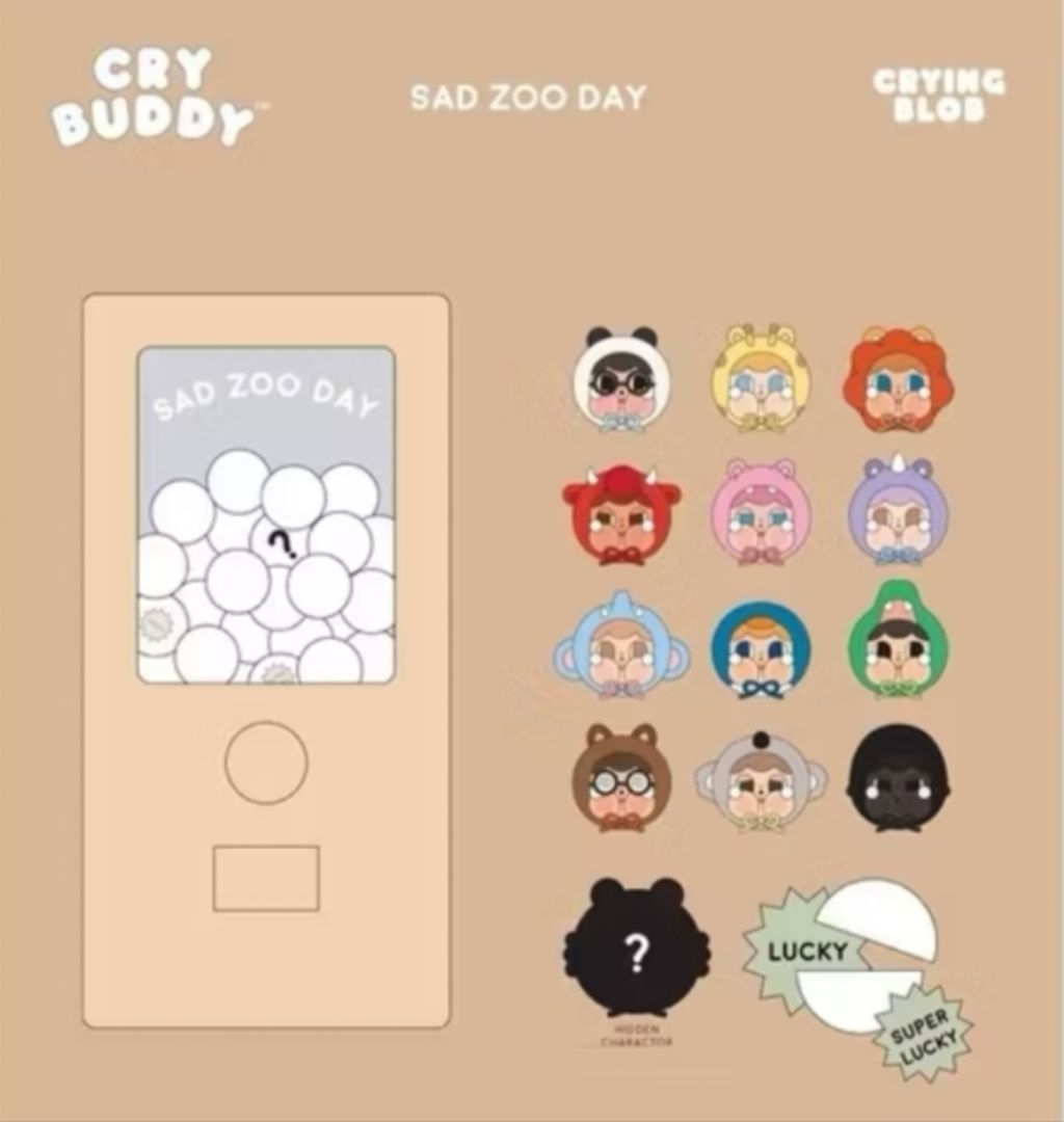 Gachapon Cry buddy molly factory (Unsealed) | Shopee Malaysia
