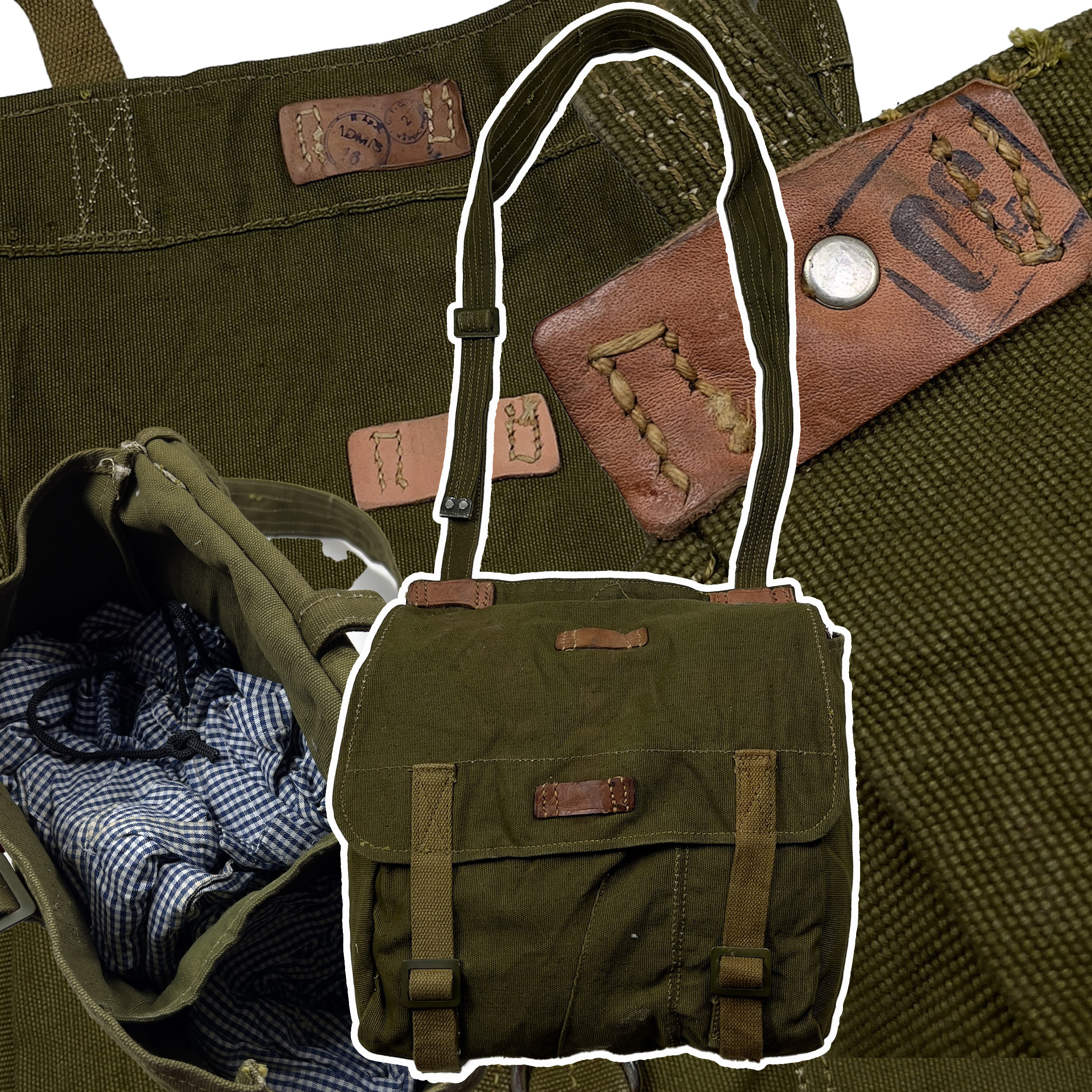 Vintage Romanian army shoulder bag Romania 80s There Is 1 Piece ...