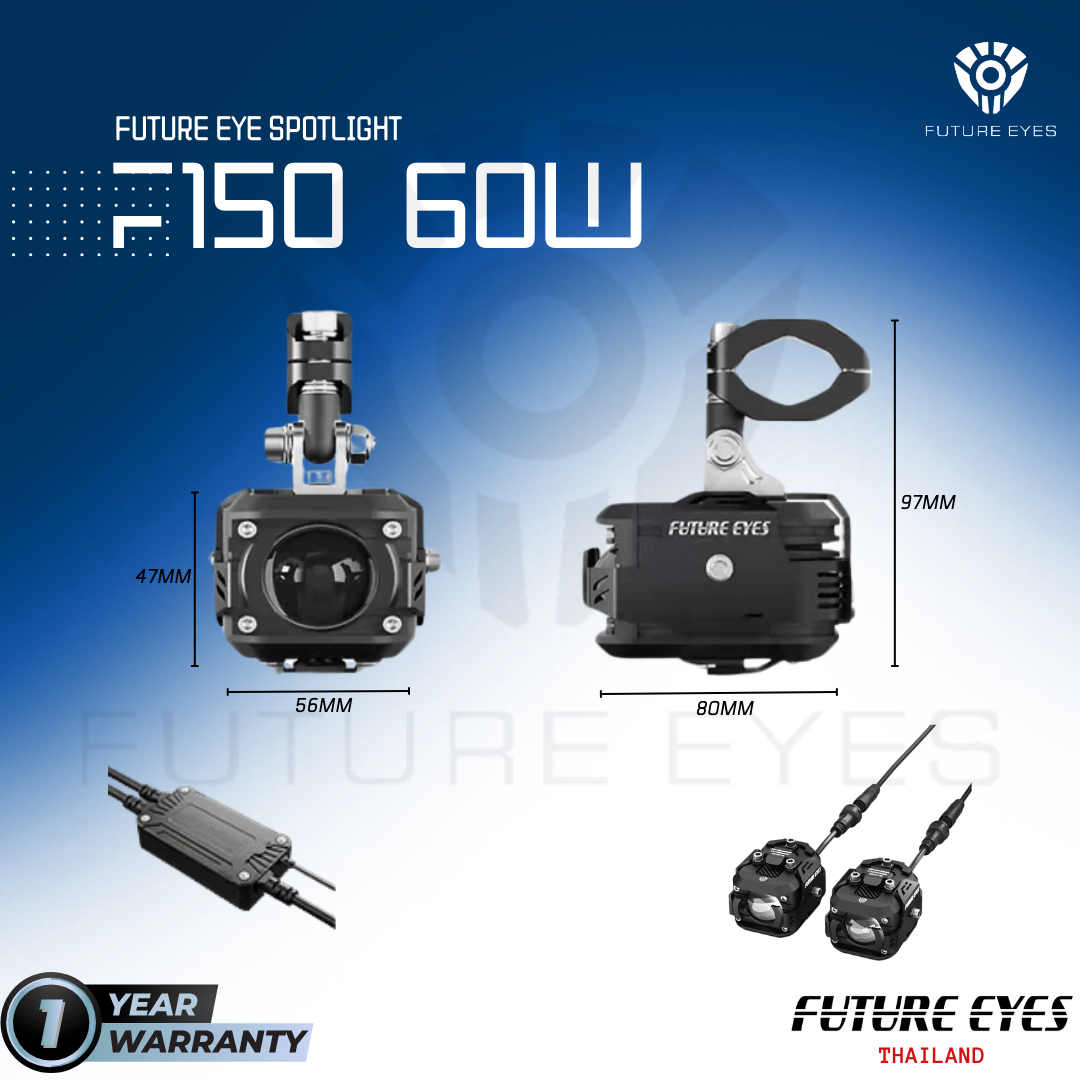 FUTURE EYES F150PRO 60W LED FULL SET IP67 Spotlight Car Headlights Fog ...