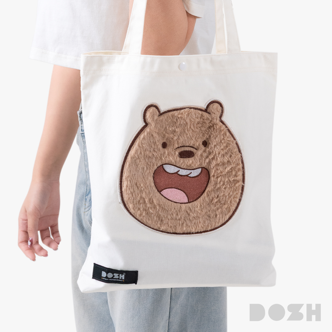 DOSH SHOPPING BAG WE BARE BEARS Canvas DBBB1005-OW | Shopee Malaysia