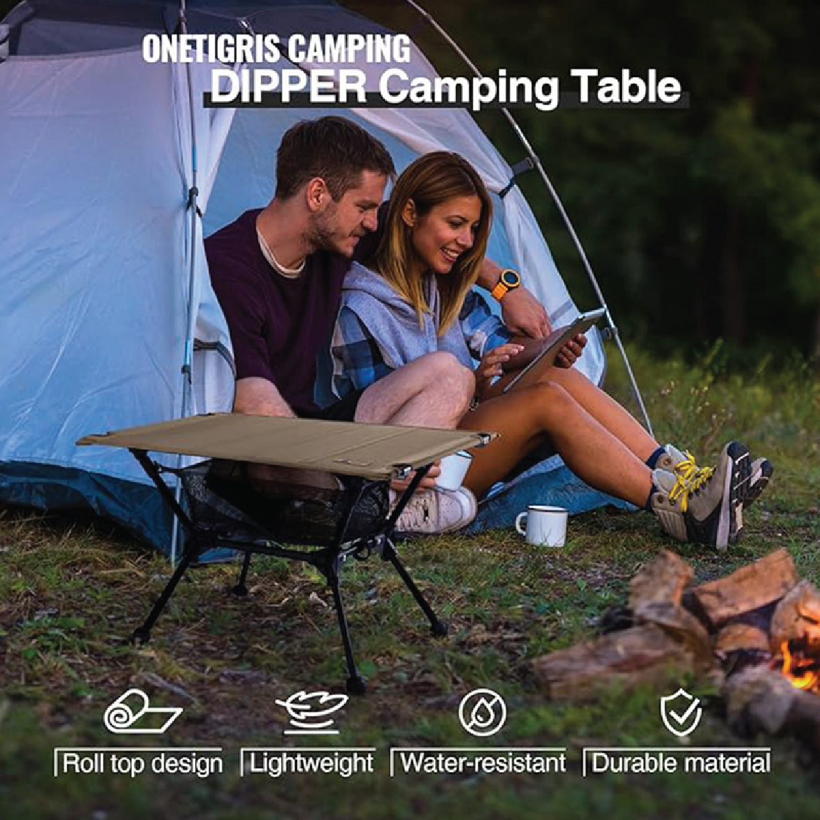 OneTigris DIPPER Camping Table Portable Lightweight Small | Shopee Malaysia