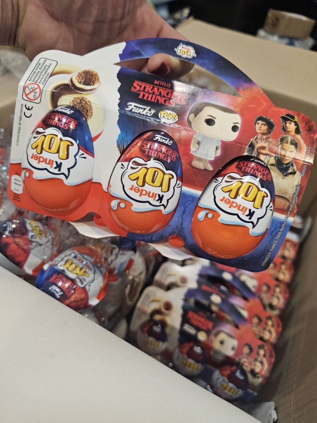Kinder Joy x Stranger Things Egg Snacks Popular With Toys Random Eggs ...