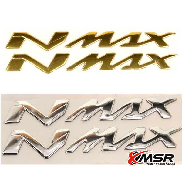 Authentic 1 Logo Emblem 2 Pieces Yamaha Nmax 3D Embossed With Glue ...