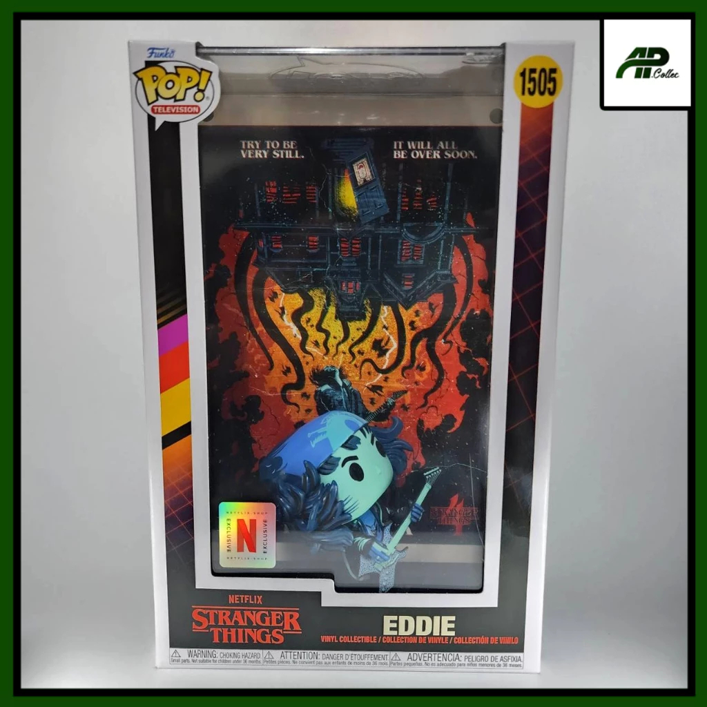 Funko Pop Comic Cover: Stranger Things-1505 Eddie The Piggyback ...