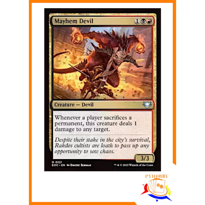 [MTG] Edge of Eternity Commander Decks: Mayhem Devil | Shopee Malaysia