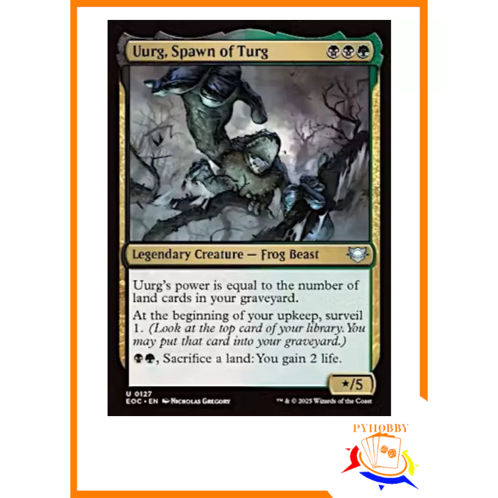 [MTG] Edge of Eternity Commander Decks: Uurg Spawn of Turf | Shopee ...